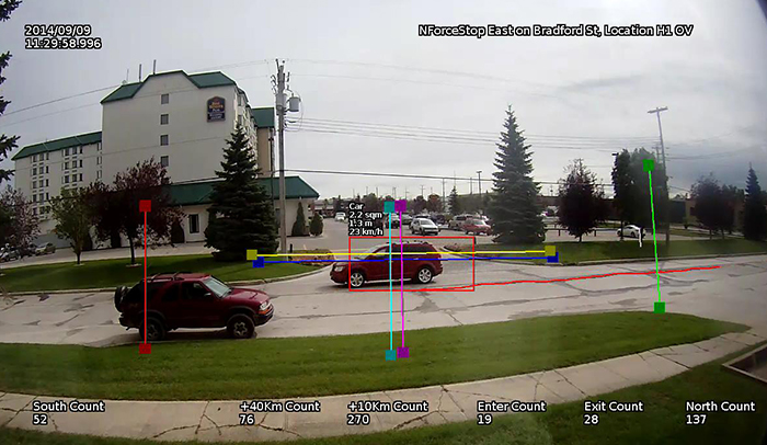 Teknisult traffic camera system features;